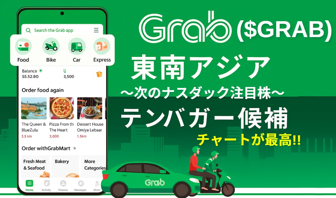 【グラブ（GRAB）徹底分析】東南アジアの“スーパーアプリ”が再注目 — 決算分析・将来性・テンバガーの可能性 | とむぶろ・日米株先取り情報